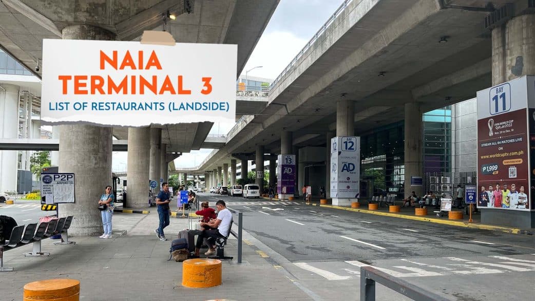 NAIA 3: List of Restaurants for Passengers & NON-PASSENGERS (Landside ...