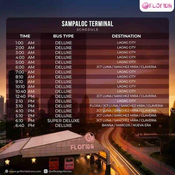 2026 MANILA to ILOCOS (Laoag and Vigan) Bus Schedules & Fares ...