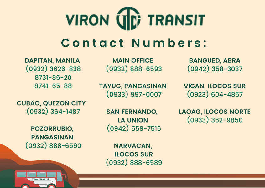 2024 MANILA to ILOCOS (Laoag and Vigan) Bus Schedules & Operators ...
