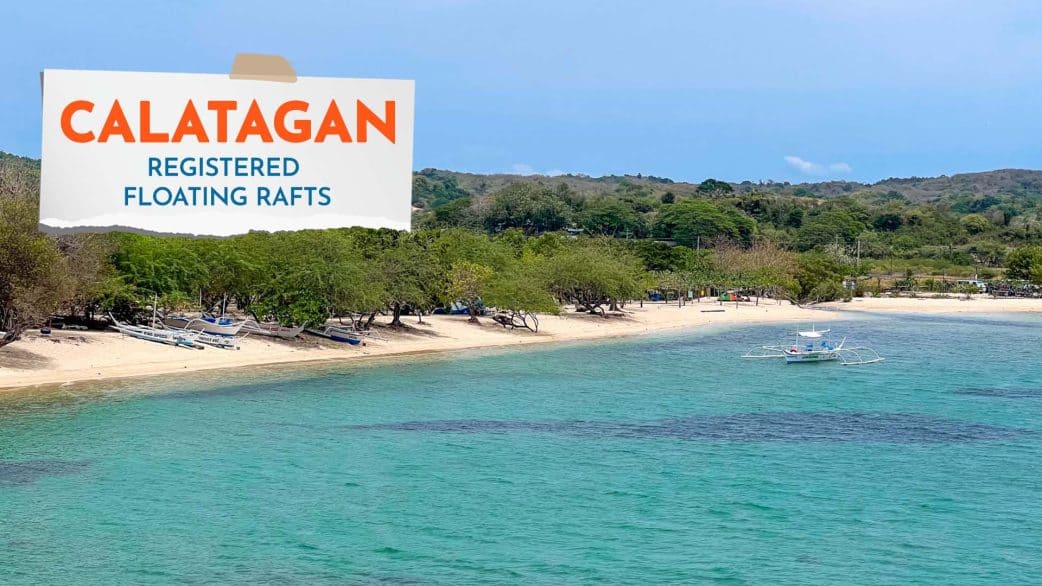 List of REGISTERED FLOATING RAFTS in Calatagan, Batangas (For Little ...