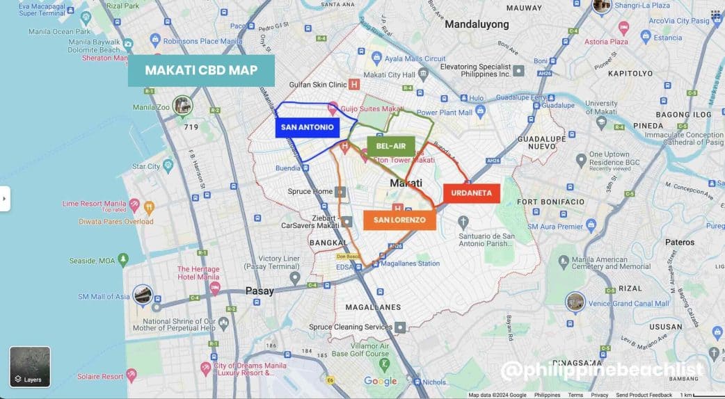 BEST AREAS to Stay in MANILA: BGC, Makati, Ortigas & More! - Philippine ...