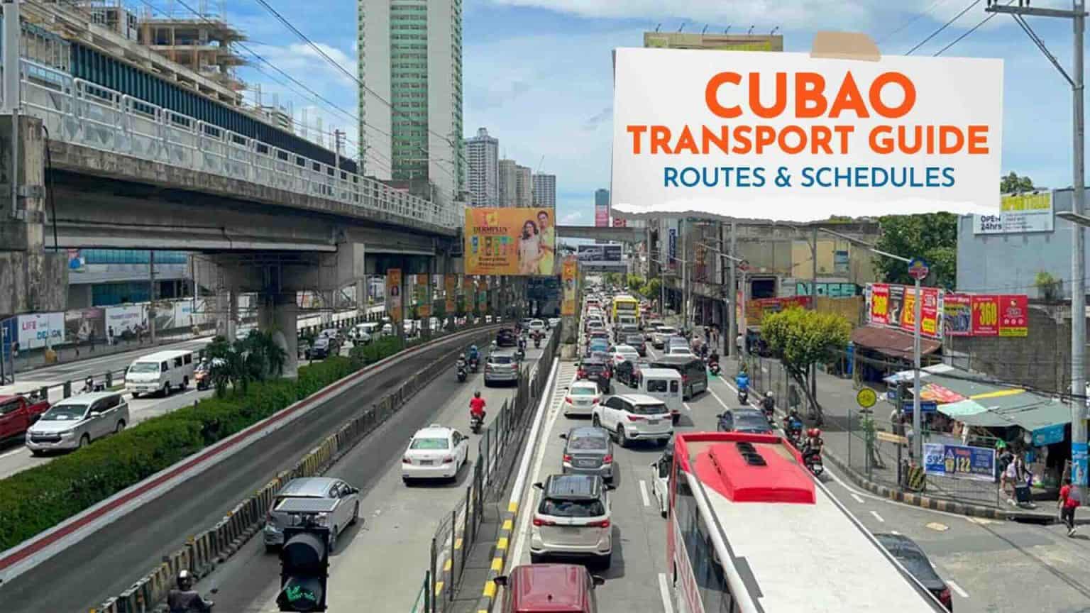 COMMUTING FROM CUBAO: Transport Guide with Routes & Schedules ...