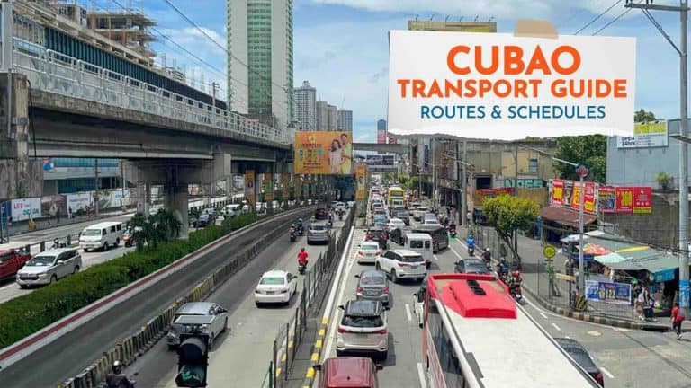 COMMUTING FROM CUBAO: Transport Guide with Routes & Schedules ...
