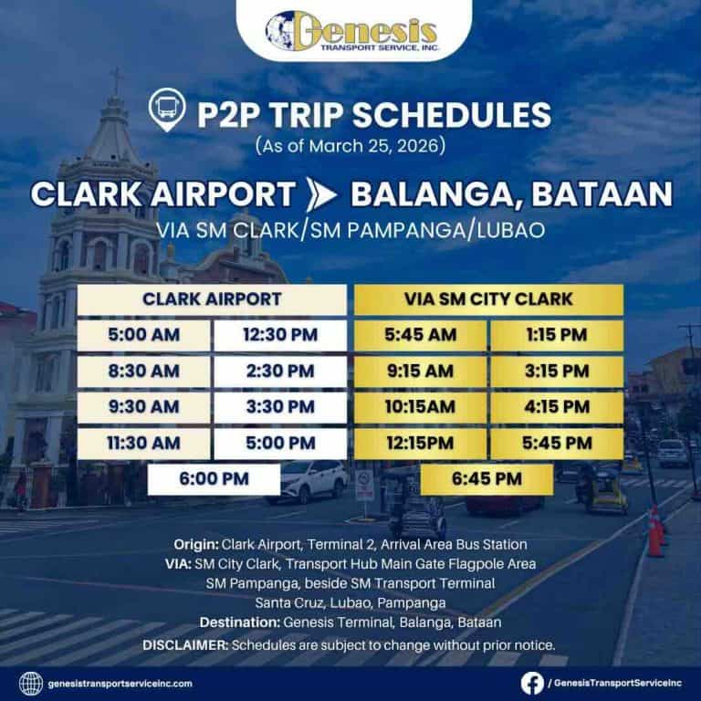 2026 CLARK AIRPORT Bus Guide: Routes, Fares & Schedules - Philippine ...