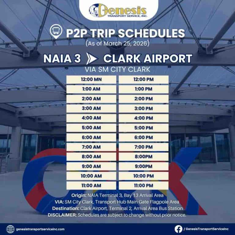 2026 CLARK AIRPORT Bus Guide: Routes, Fares & Schedules - Philippine ...