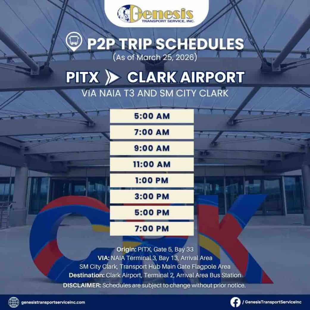 2026 CLARK AIRPORT Bus Guide: Routes, Fares & Schedules - Philippine ...